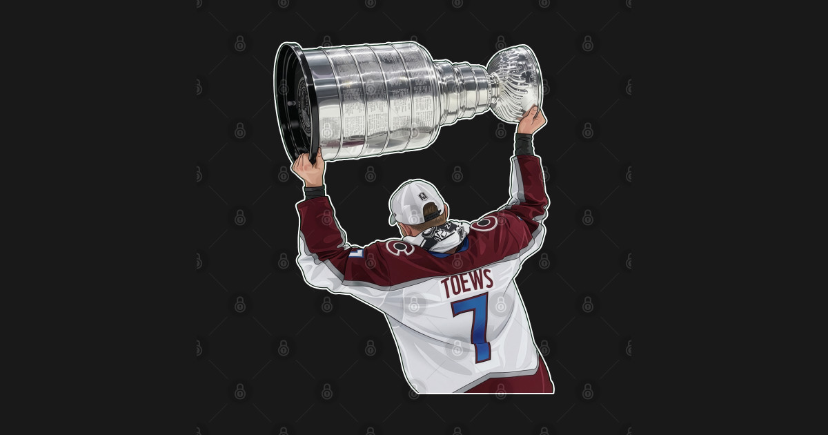 Devon Toews #7 Lifting Cup - Devon Toews - T-Shirt | TeePublic