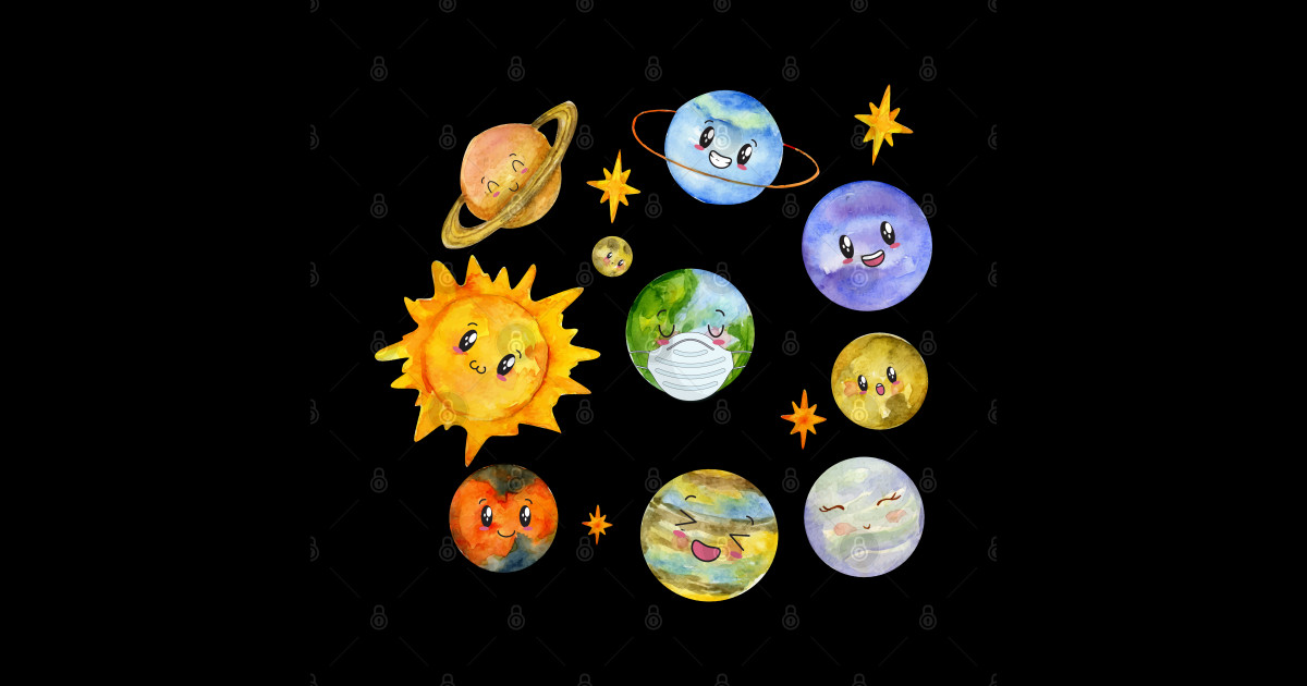 Solar System happy - Solar System Happy - Posters and Art Prints ...