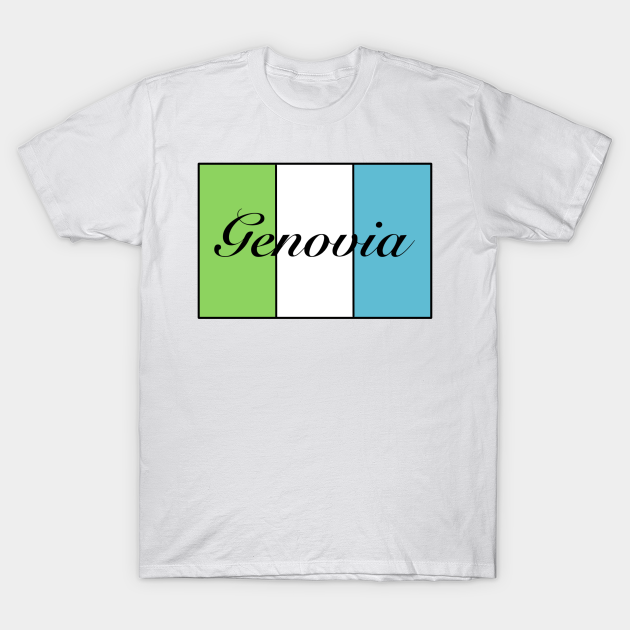 Genovian Flag - Morethanadrop - T-Shirt | TeePublic
