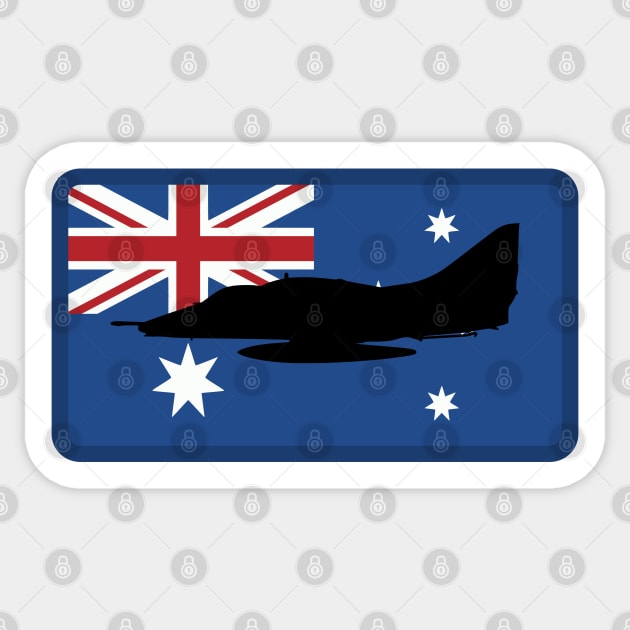 RAAF A-4 Skyhawk - Royal Australian Air Force - Sticker | TeePublic