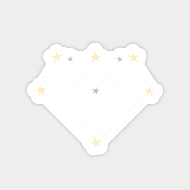 Diamond constellations - Pattern - Sticker | TeePublic