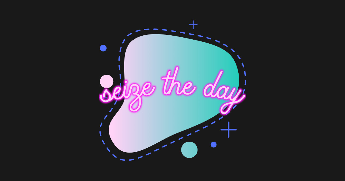 seize the day logo - Seize The Day - T-Shirt | TeePublic