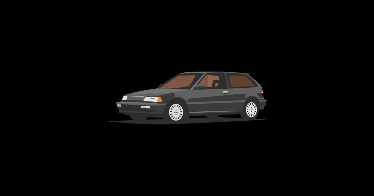 1989 Honda Civic SI - Honda Civic Si - Sticker | TeePublic