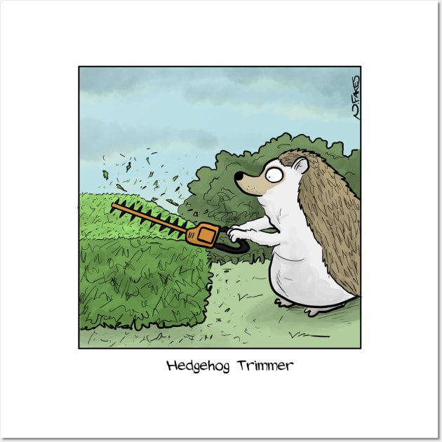 Hedgehog Trimmer - Hedgehog - Posters and Art Prints | TeePublic