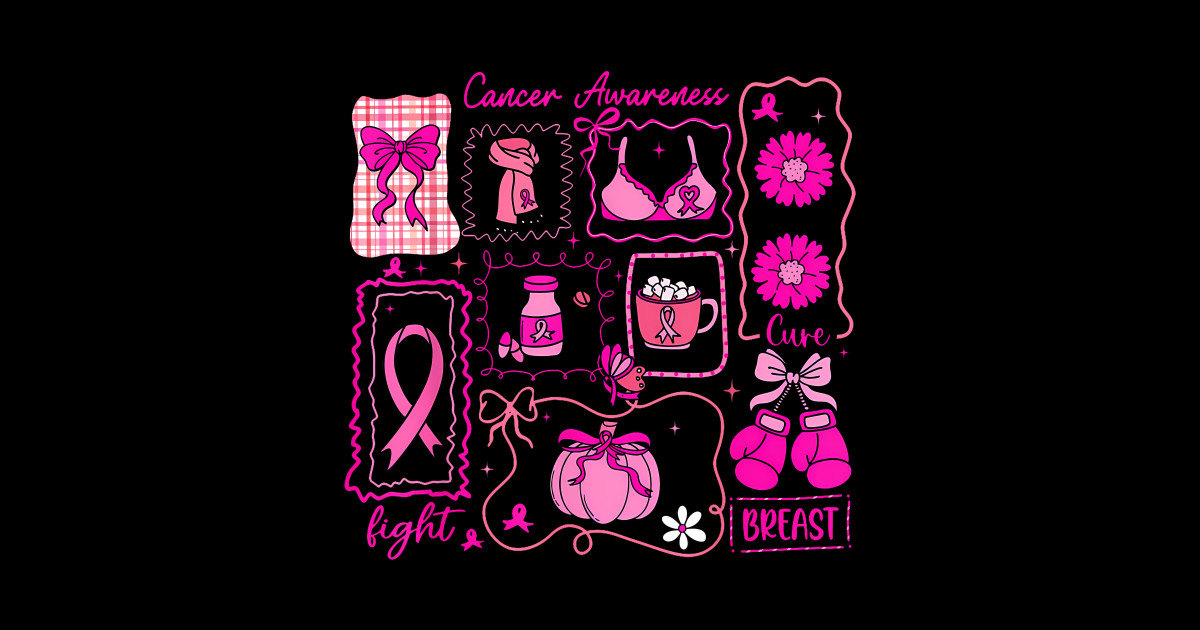 Women Preppy Breast Cancer In October We Wear Pink Fighter - Preppy ...