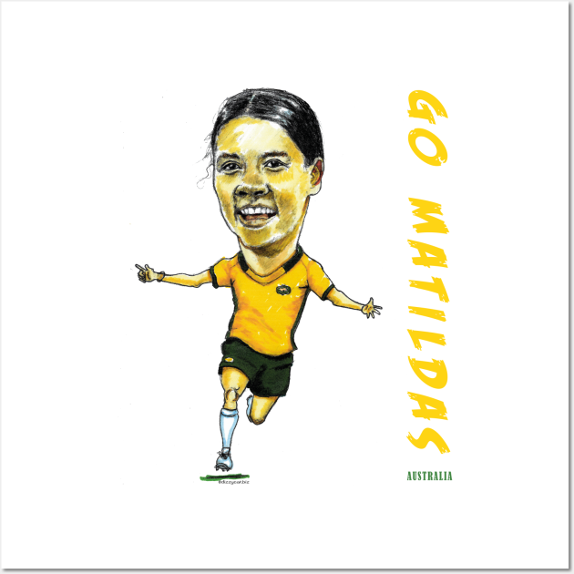 Sam Kerr - Australian womens football - Sam Kerr - Posters and Art ...