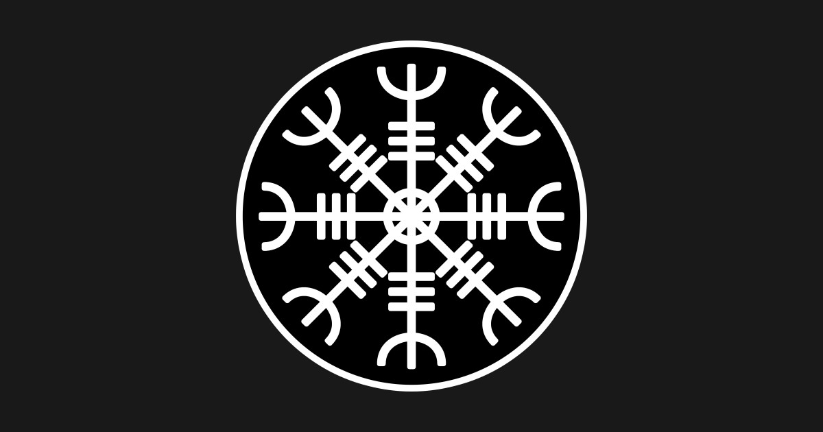 Helm of Awe - Ægishjálmr - Helm Of Awe - Sticker | TeePublic