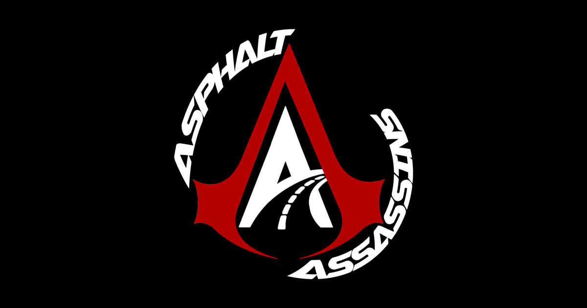 Asphalt-Red-Wht-Logo - Asphalt - Sticker | TeePublic