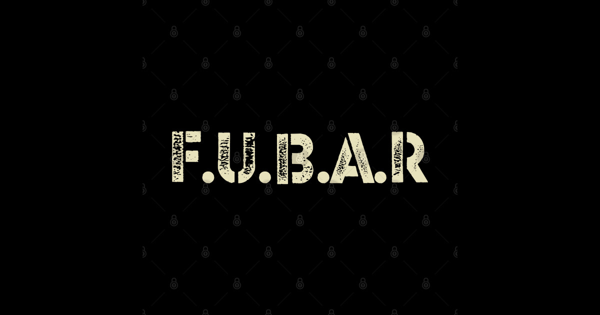 Fubar - WW2 Slang - Ww2 - Sticker | TeePublic