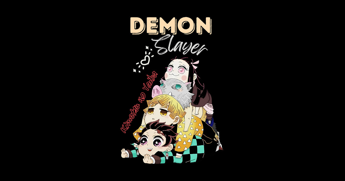 Demon slayer cute anime characters tanjiro,zenitsu,inosuke,nezuko ...