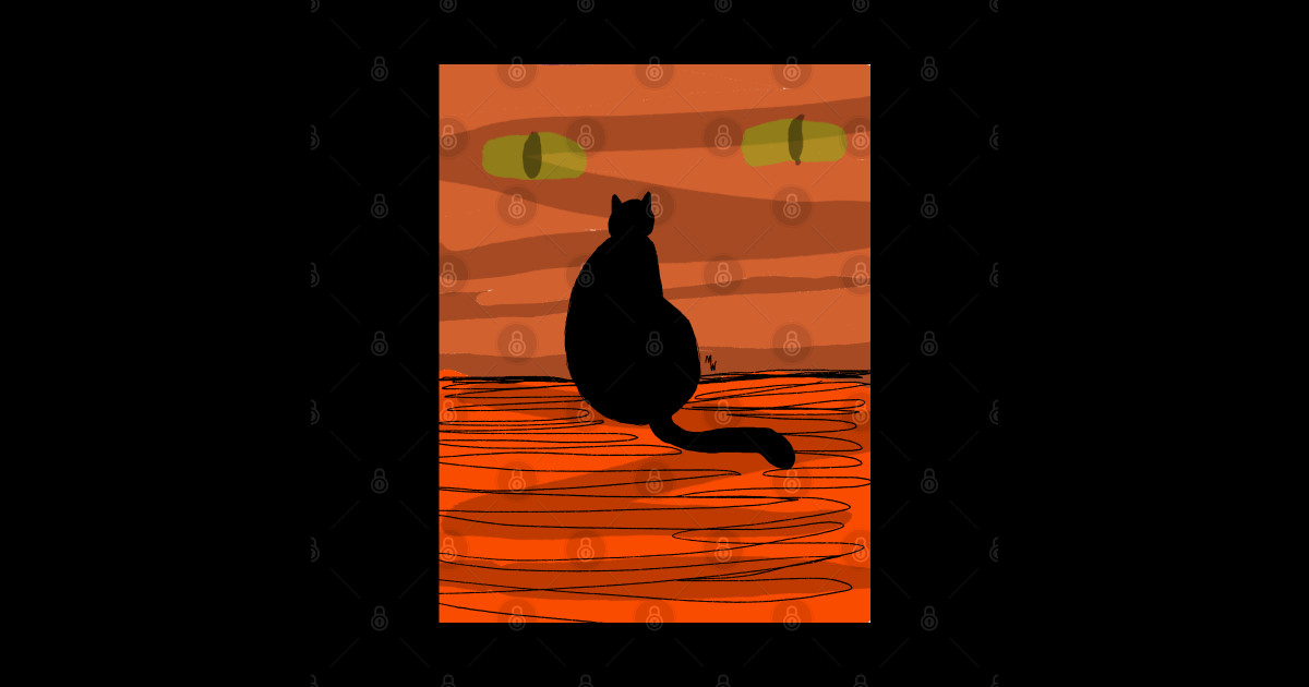 Ophelia the shapeshifter - Opheliathecat - Sticker | TeePublic