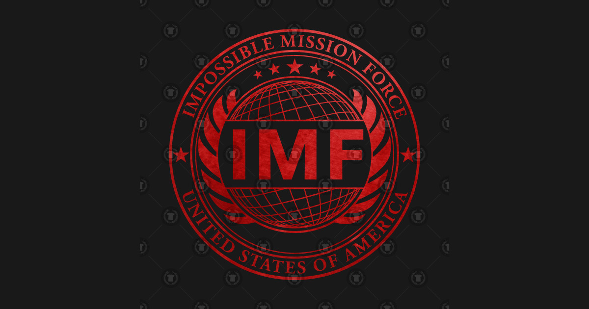 IMF - Impossible Mission Force (RED) - Mission Impossible - T-Shirt ...