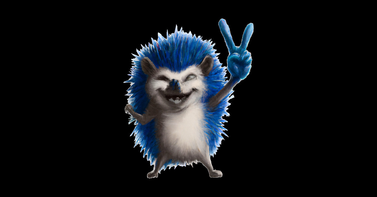 Blue Hedgehog - Sonic The Hegdehog - Posters and Art Prints | TeePublic