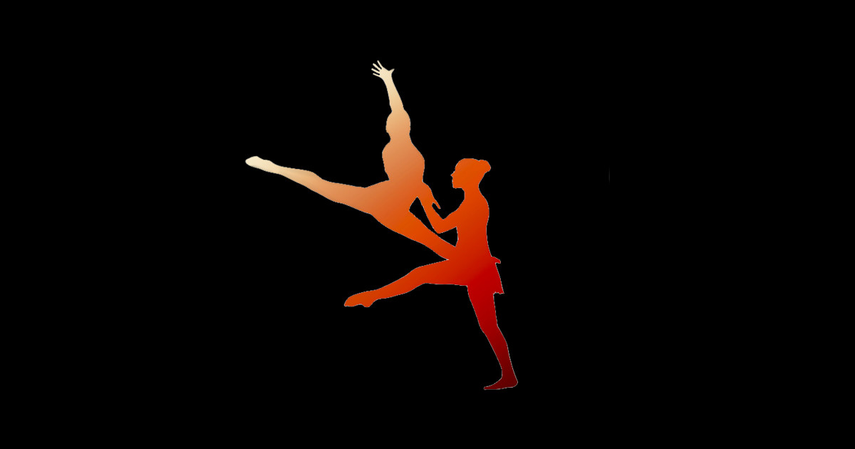 Two dancers - Acro - Sticker | TeePublic