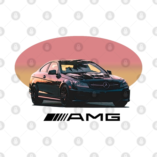 Mercedes Benz C63 AMG W204 - C63 W204 - T-Shirt | TeePublic