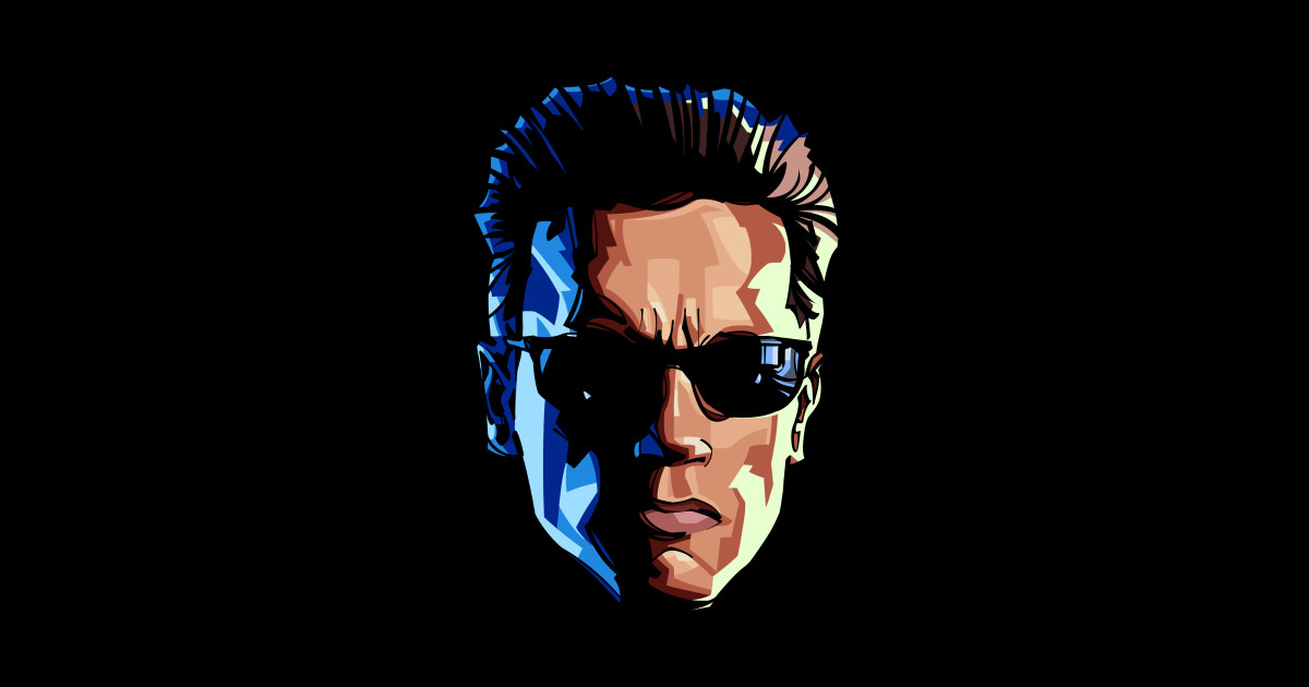 Terminator Head 1 - Terminator - Posters and Art Prints | TeePublic