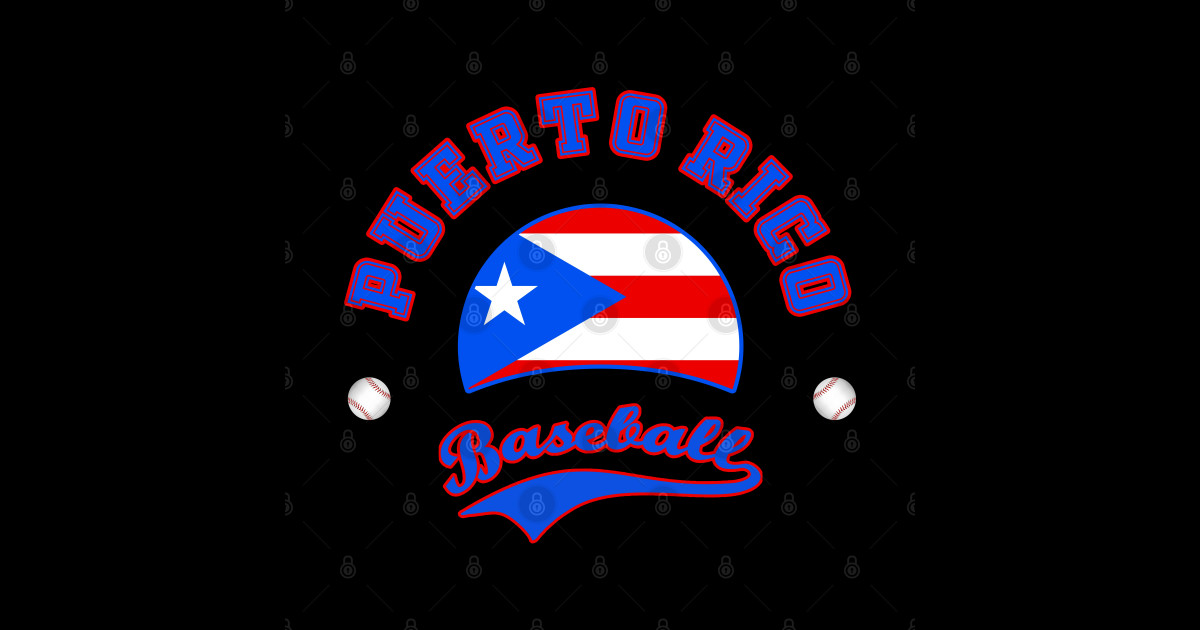 Puerto Rico Baseball Team - Puerto Rico Baseball - Sticker | TeePublic