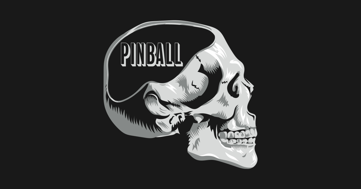 Pinball on the Mind Funny Pun Design - Pinball - T-Shirt | TeePublic