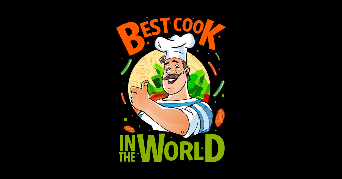 Best Cook in the World - Best Cook - Sticker | TeePublic