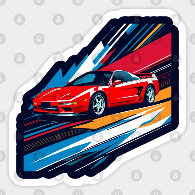 Honda NSX na1 - Honda Nsx - Sticker | TeePublic