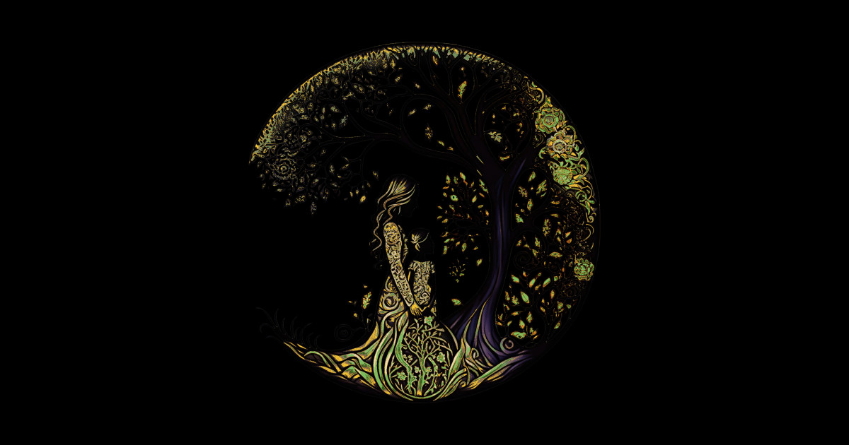 Tree of Life with Mother and Daughter - Tree Of Life - Sticker | TeePublic