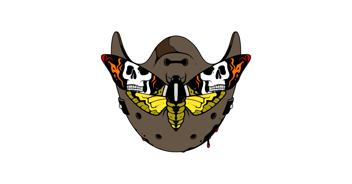 Hannibal Moth Mask - Hannibal Lecter - T-Shirt | TeePublic