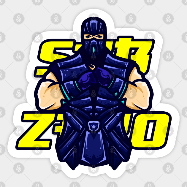 Sub-Zero Mortal Kombat - Sub Zero - Sticker | TeePublic