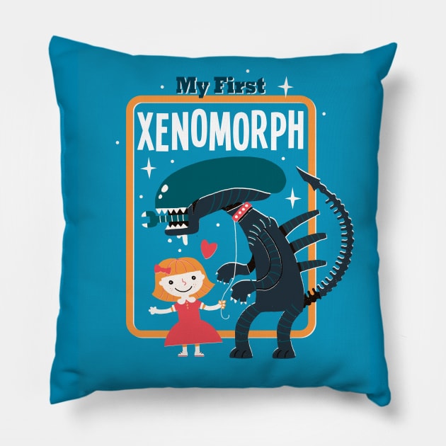 Alien: My First Pet - Alien - Pillow | TeePublic
