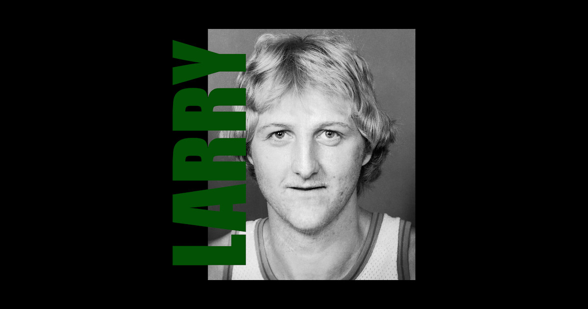 Larry Bird // Retro Aesthetic Fan Art // 80s - Larry Bird - Sticker ...