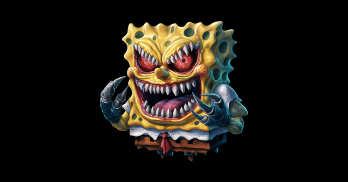 SpongeBob Monster - Spongebob - Posters and Art Prints | TeePublic