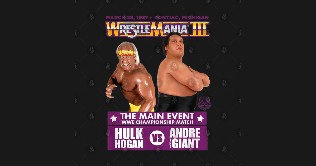 Hulk Hogan Vs Andre The Giant - Hulk Hogan - T-Shirt | TeePublic