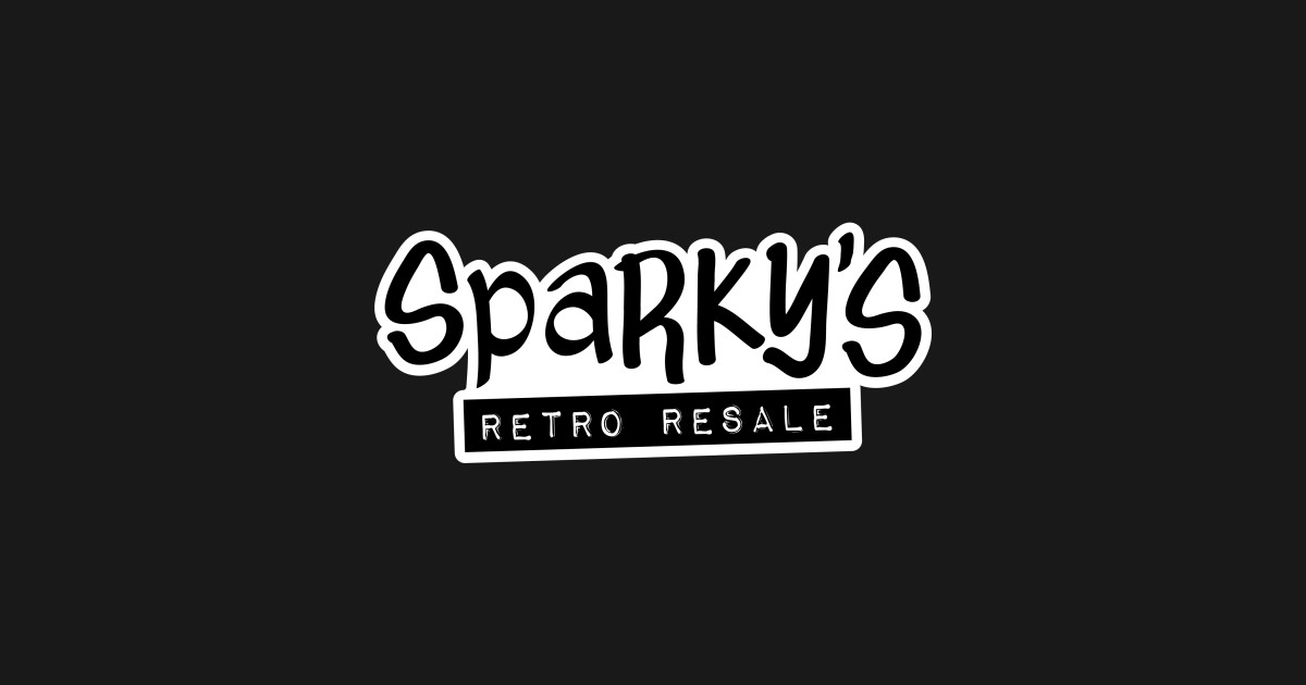 Sparkys logo label - Retro Vintage Aesthetic - T-Shirt | TeePublic