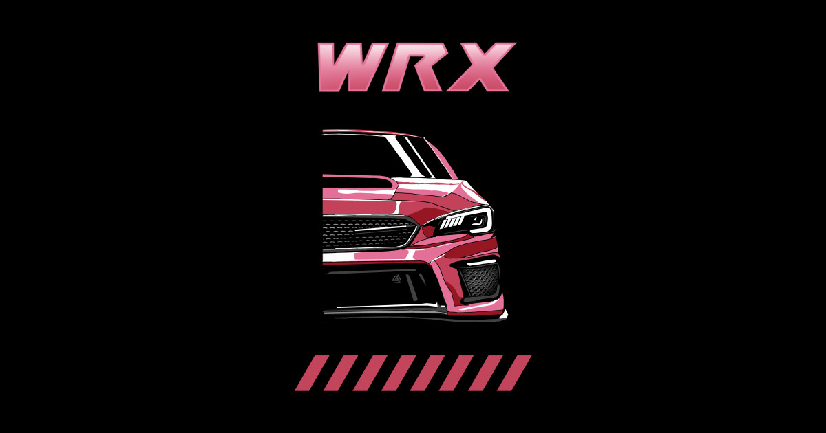 WRX sti illustration vector art - Wrx - Sticker | TeePublic