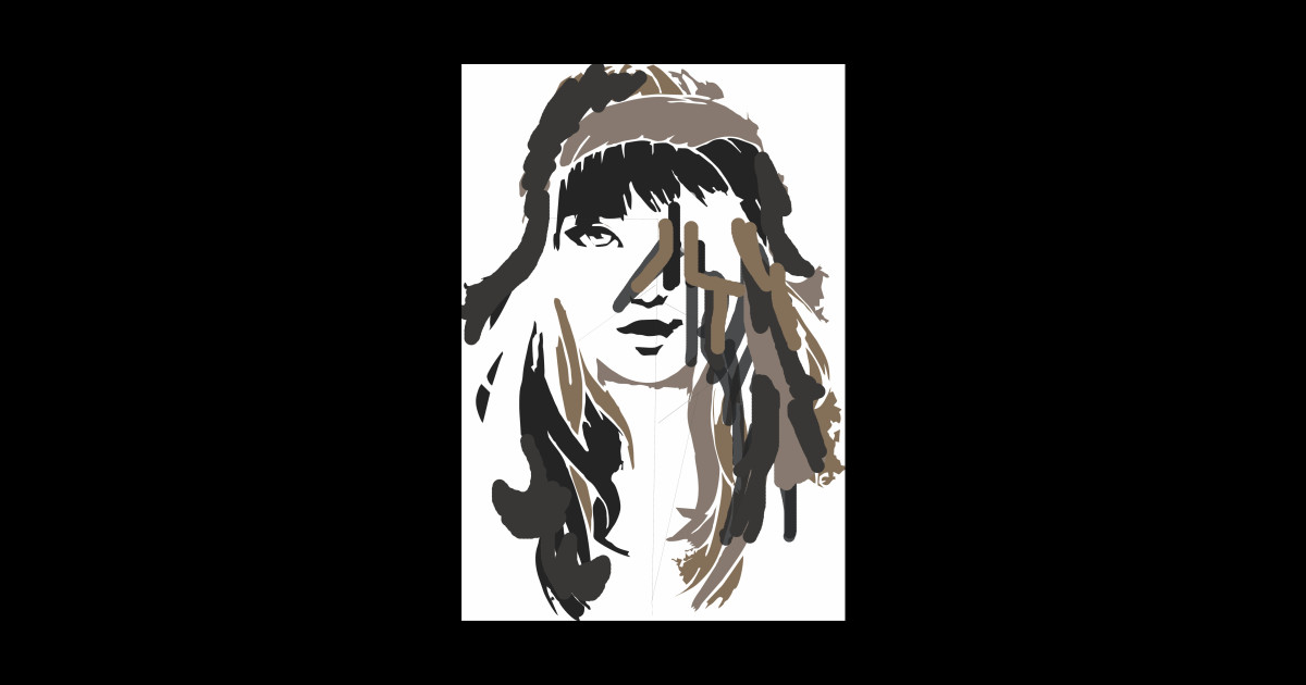 Woman face - Modern Art Face - Sticker | TeePublic