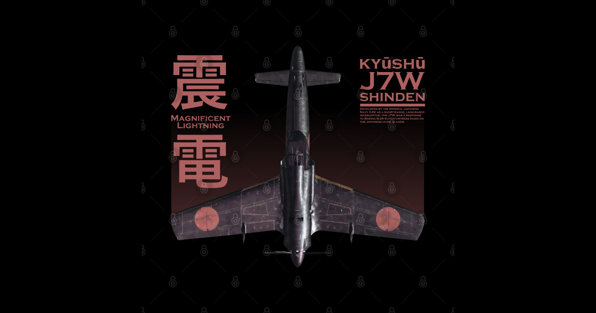 Kyushu J7W Shinden - Kyushu - Sticker | TeePublic