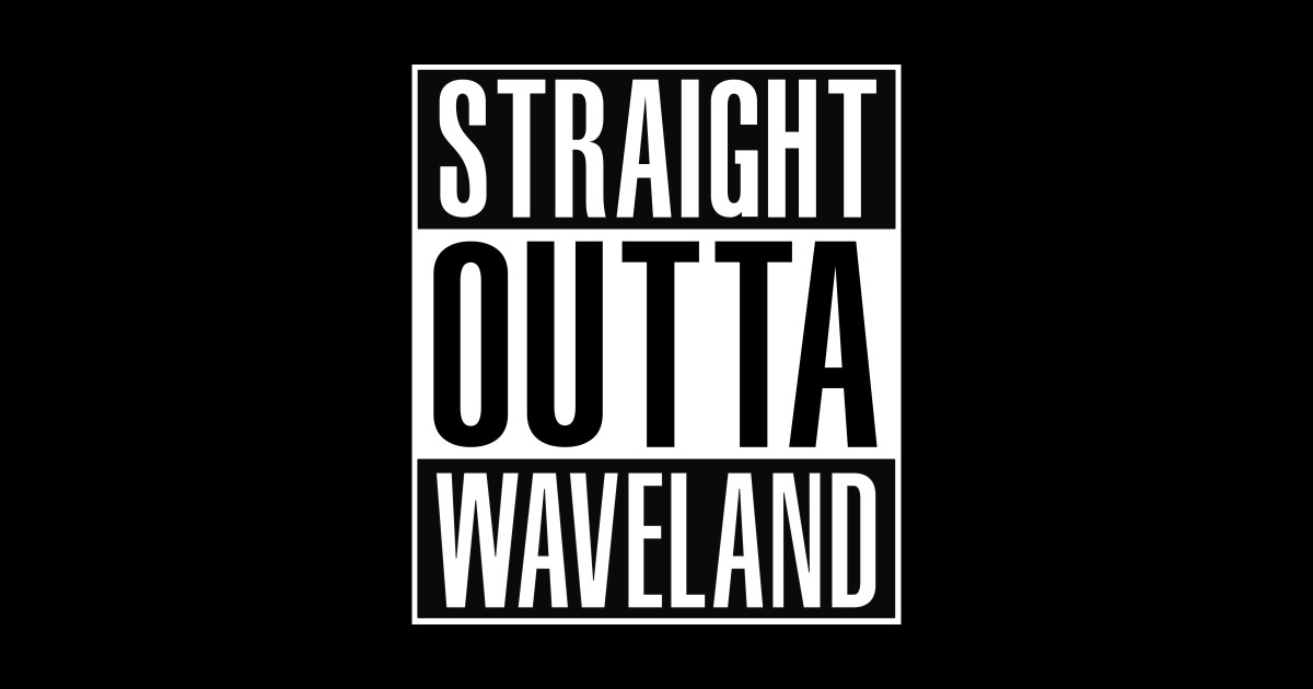 Straight Outta Waveland - Chicago Cubs - Sticker | TeePublic