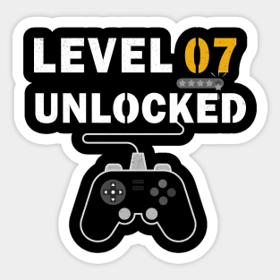 Level 7 Unlocked Stickers for Sale | TeePublic