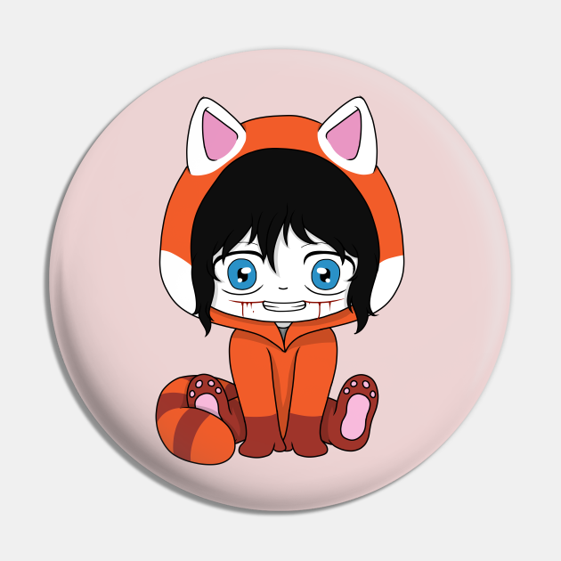 creepypasta red panda (jeff the killer) - Creepypasta - Pin | TeePublic