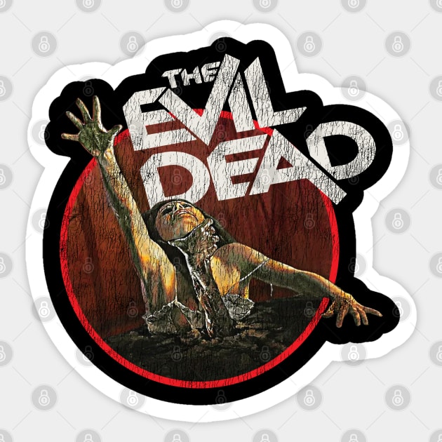 Evil Dead Worn Out - Evil Dead - Sticker | TeePublic