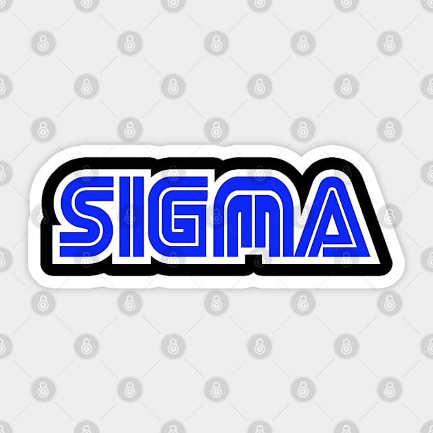 Sigma Master System - Sigma - Sticker | TeePublic