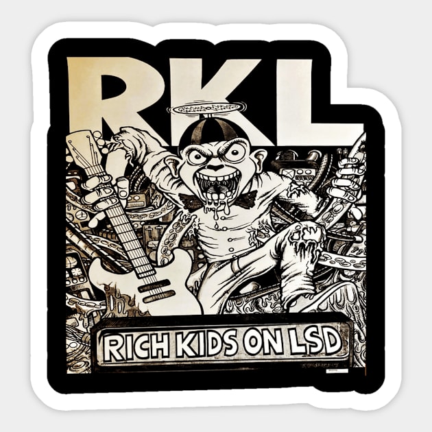 Rkl rick kids on lsd - Rick Kids On Lsd - Sticker | TeePublic