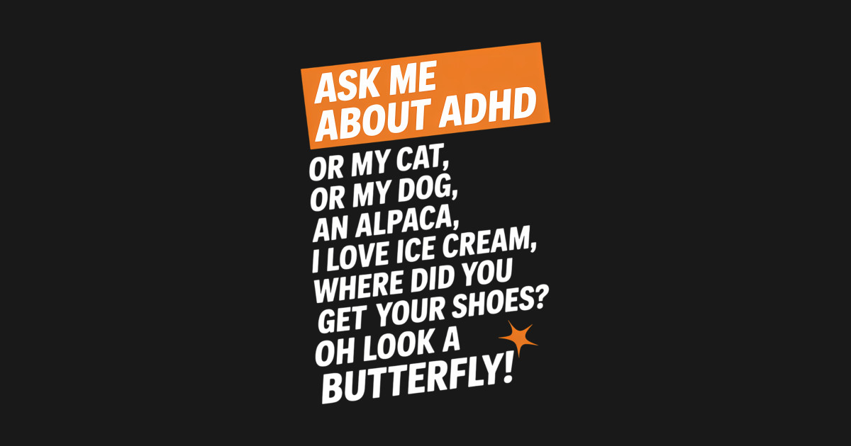 ADHD Mental Health Awareness Day Funny Sayings - Mental Health ...