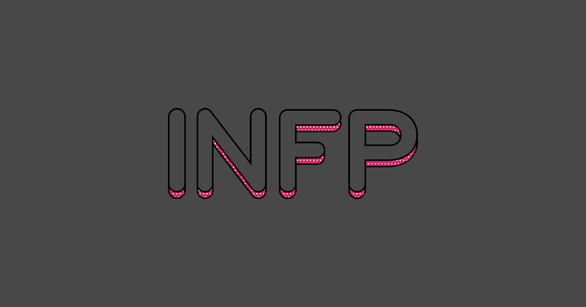 INFP Pink + White Polka Dot - Mbti - T-Shirt | TeePublic