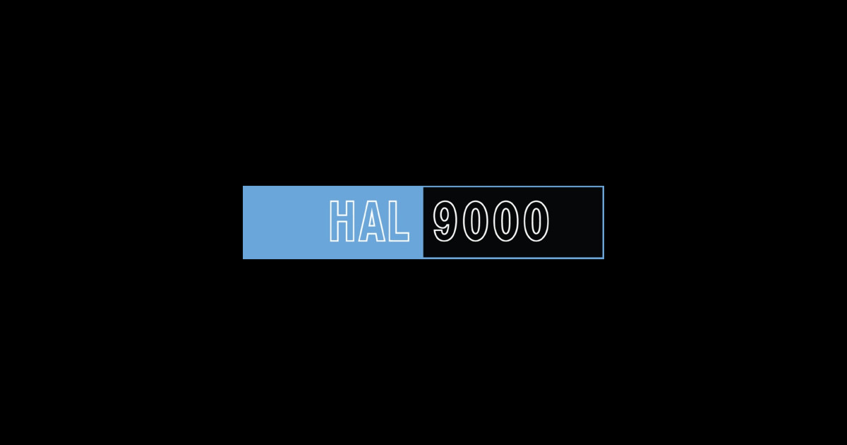 HAL 9000 Logo - 2001 A Space Odyssey - Sticker | TeePublic