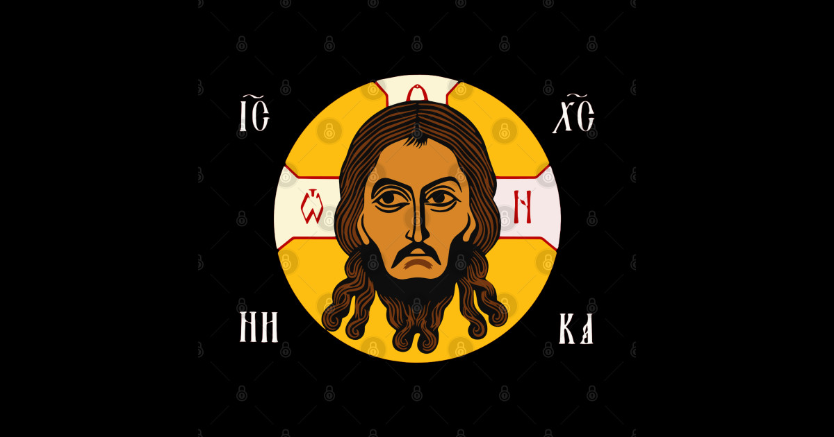 Mandylion Flag - Jesus Christ - Sticker | TeePublic