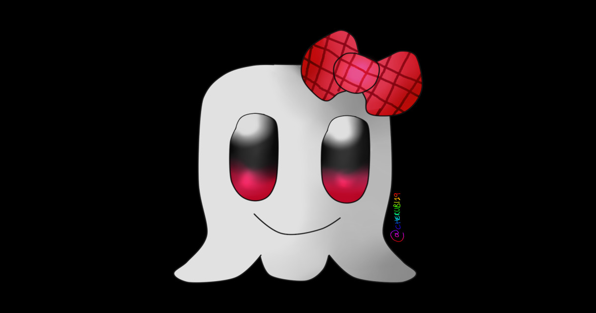 Red Ghosts - Cute - Sticker | TeePublic