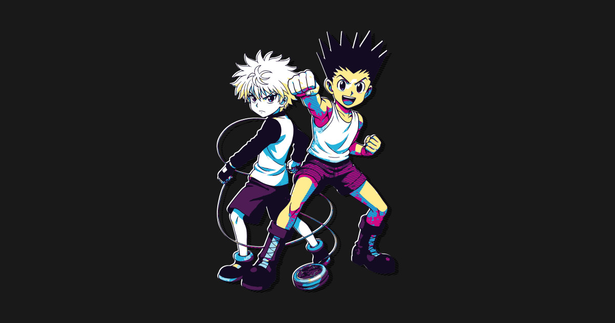 Hunter x Hunter - Killua and gon Retro 80s - Hunter X Hunter - T-Shirt ...