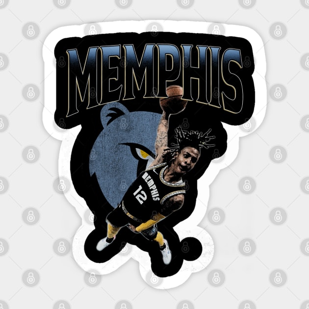Ja Morant Memphis Pose - Ja Morant - Sticker | TeePublic