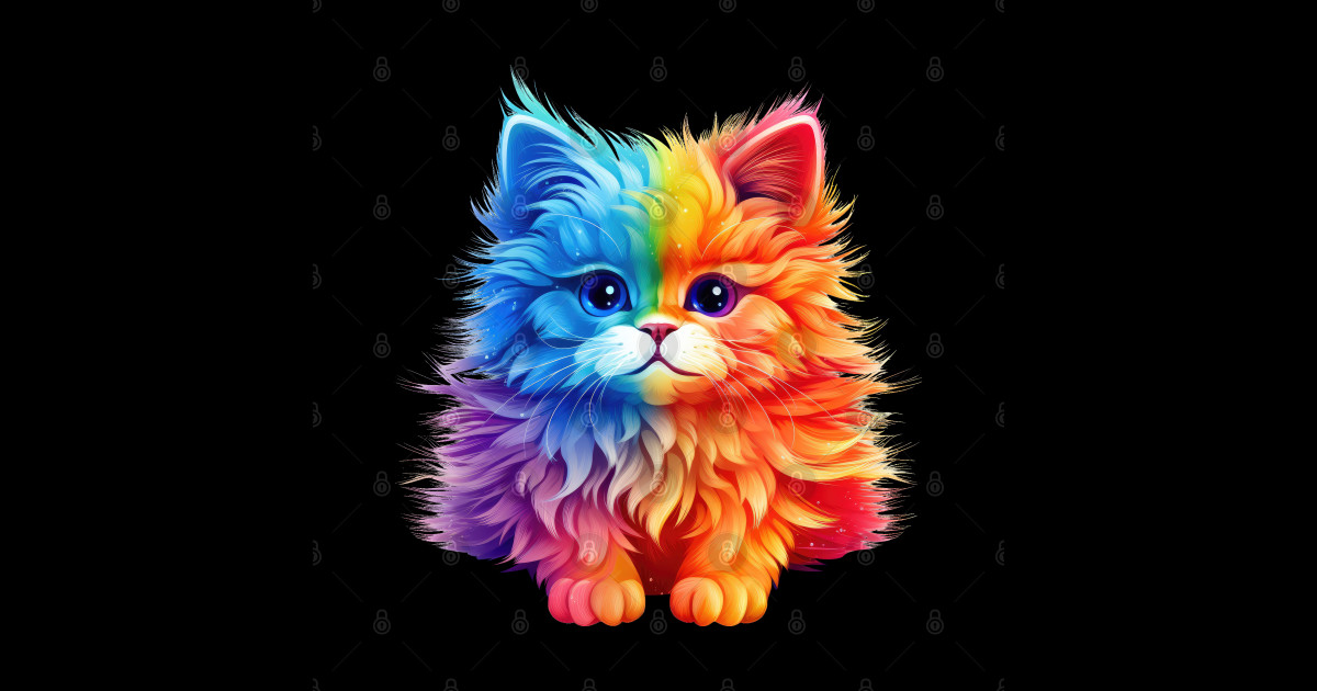 LGBT Cat - Pride Month - Sticker | TeePublic