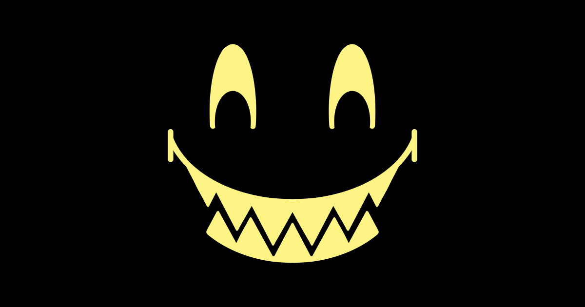 Sharp Tooth Smile - Sharp Tooth Smile - Sticker | TeePublic